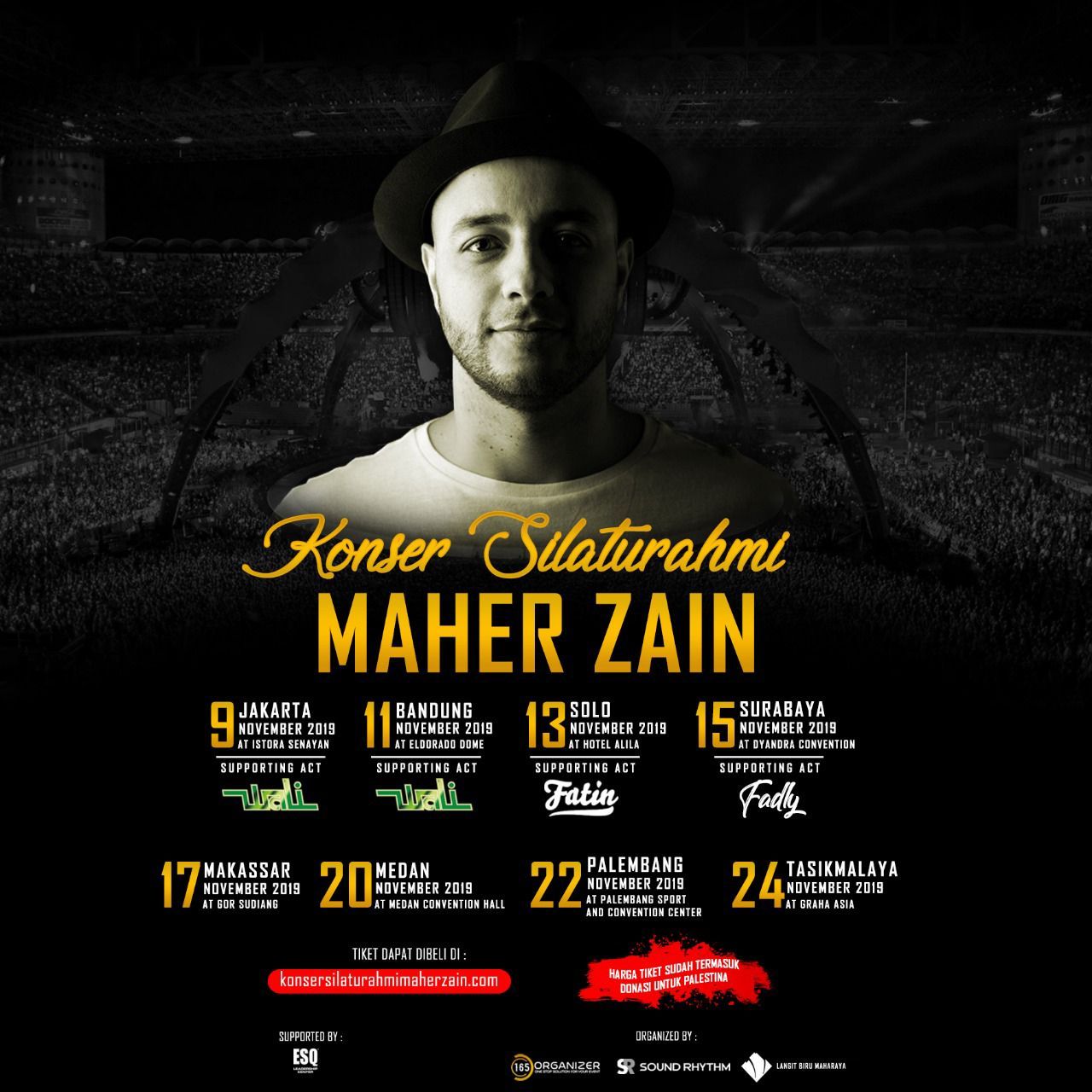 Gelar Konser Silaturahmi, Maher Zain Kunjungi 8 Kota di Indonesia