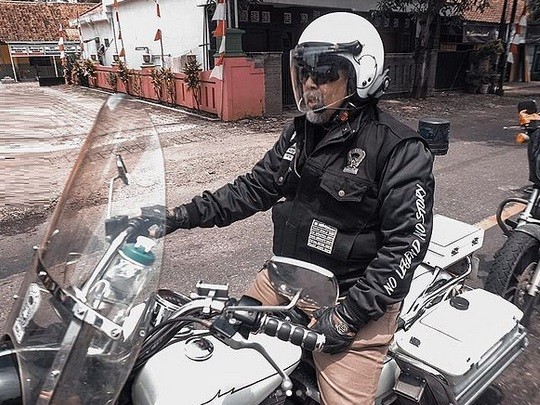 Hobi Motor sejak 1970-an, Indro Warkop Pendiri Klub Moge Harley ...
