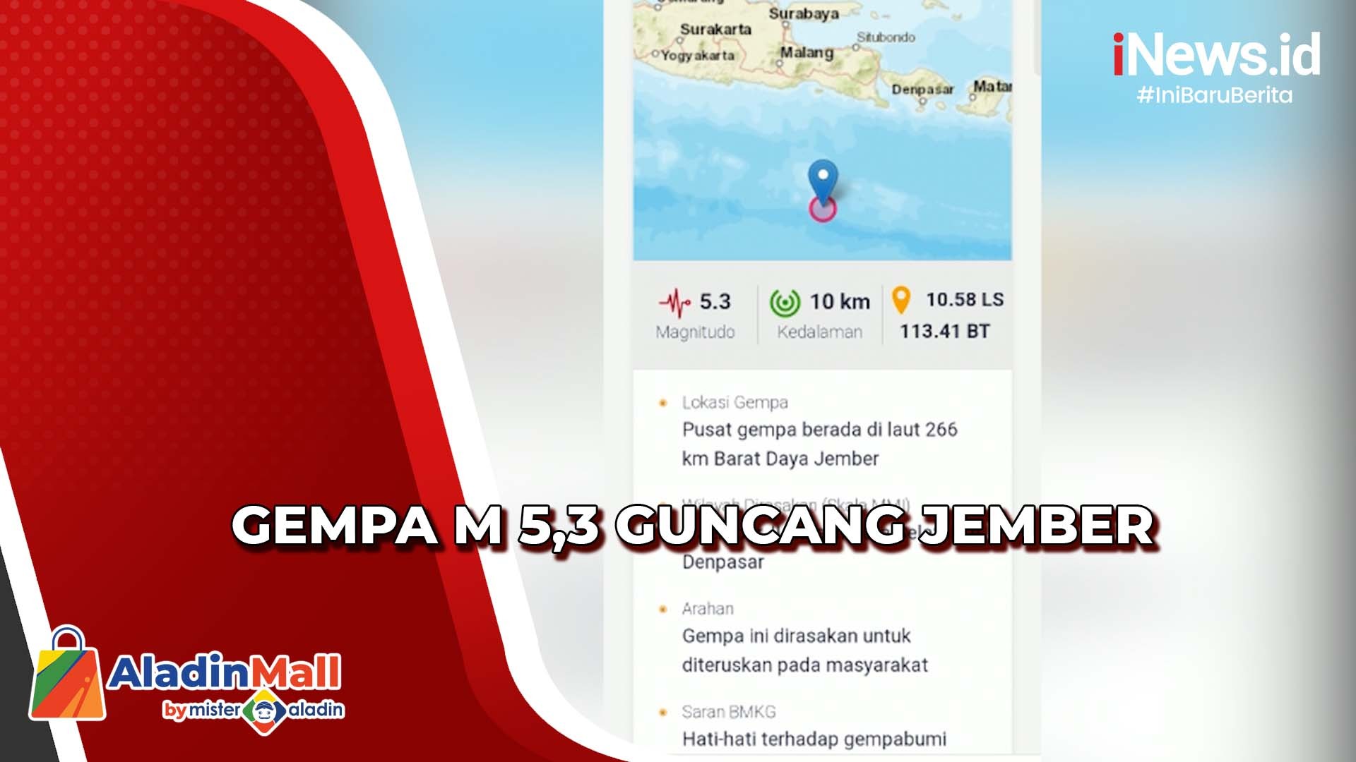 Ini Deretan Wilayah yang Rasakan Getaran Gempa M5,8 Sukabumi