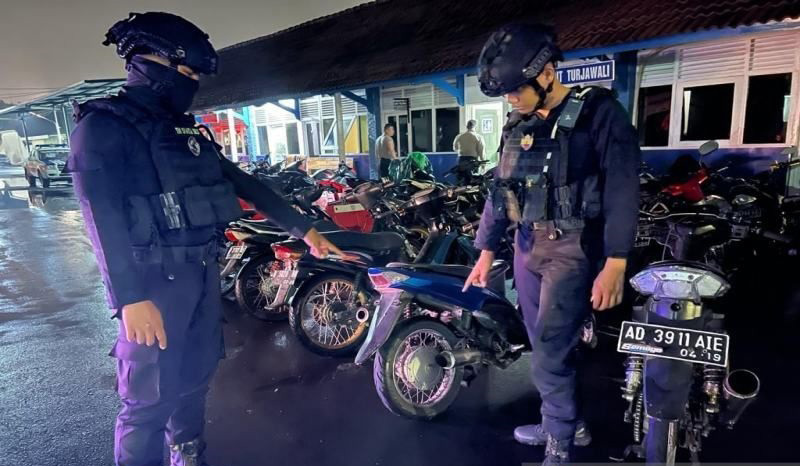 Polisi Amankan 30 Motor Gunakan Knalpot Bising di Sekitar Istana Bogor