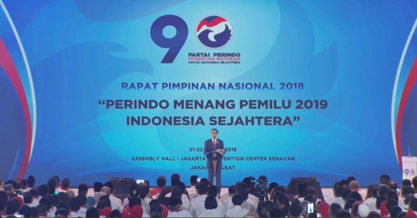 Jayalah Indonesia, Ini Makna Mars Perindo bagi Presiden Jokowi