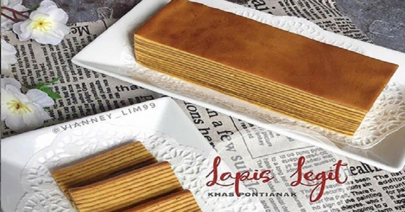 Gurihnya Lapis Legit Khas Pontianak, Cocok Disantap dengan Teh Hangat