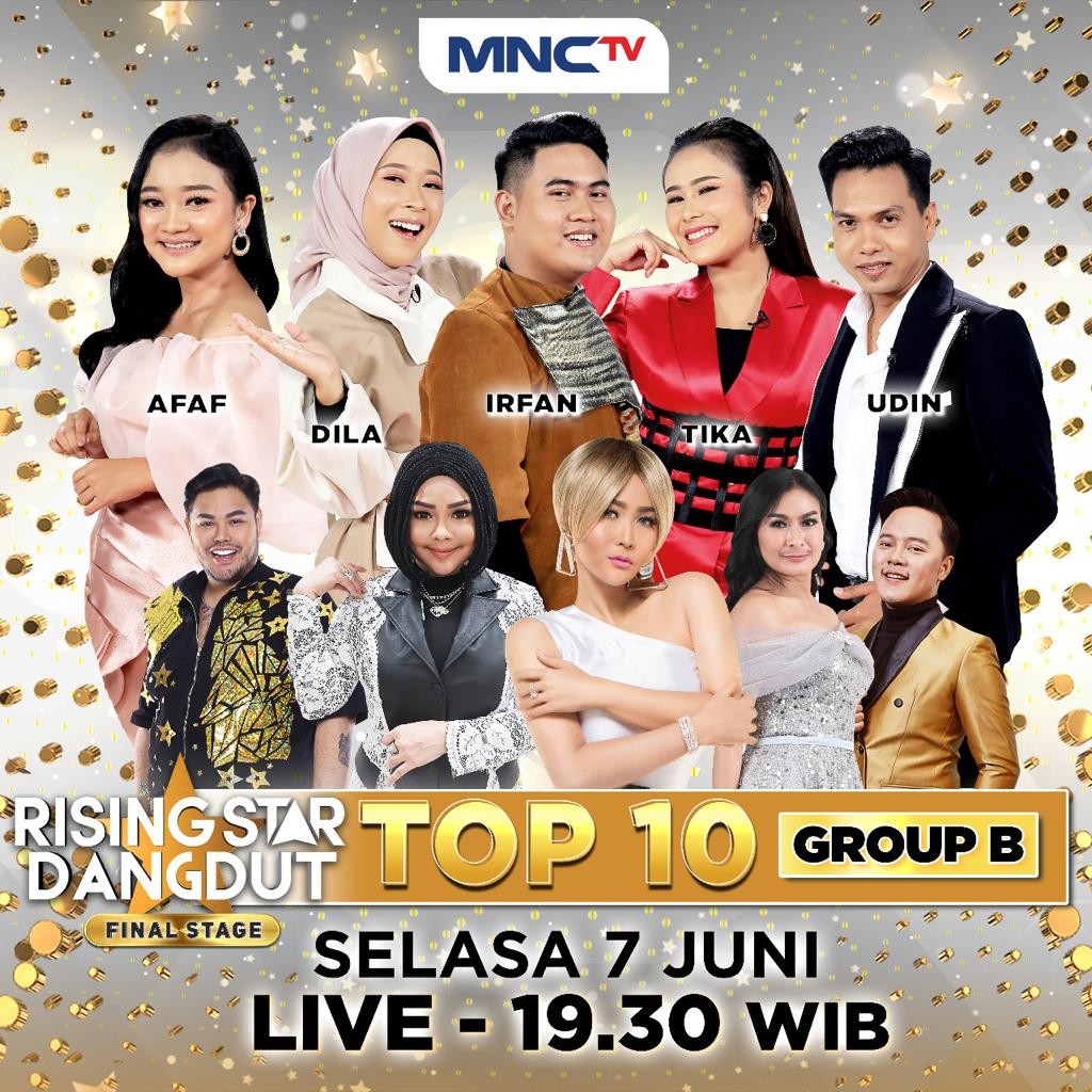Malam Nanti! Penentuan untuk Masuk ke 8 Besar, Saksikan Rising Star Dangdut di MNCTV