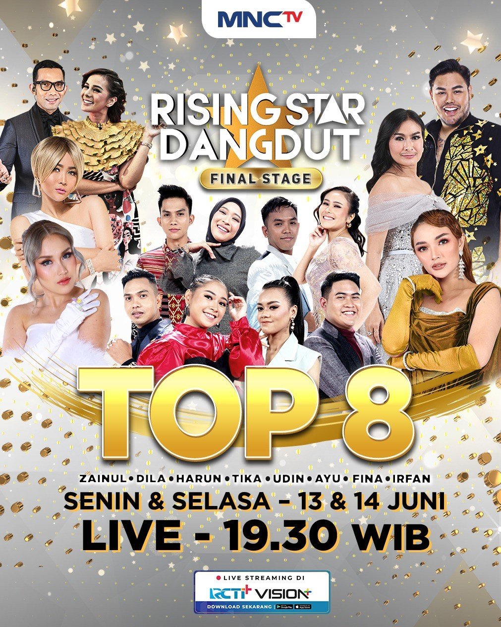 Malam Nanti Siapakah yang Tereliminasi? Saksikan Rising Star Dangdut di MNCTV