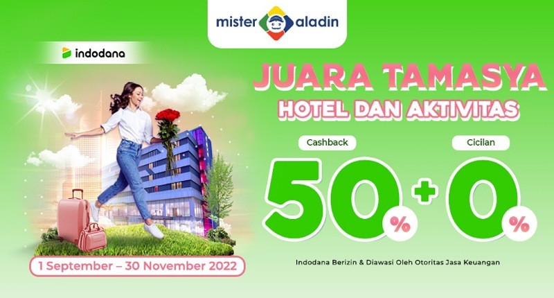 Mau Liburan Duluan tapi Bayar Belakangan Plus Dapat Cashback s.d 50% + Cicilan 0%? Begini Caranya