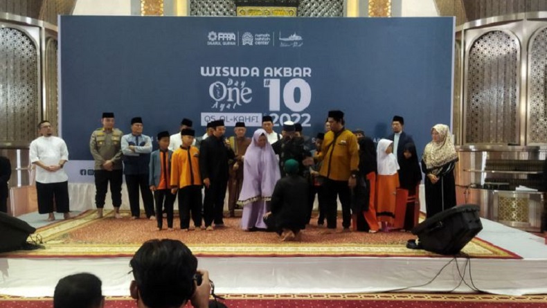 Ustaz Yusuf Mansur Hadiri Wisuda Akbar Tahfidz Qur'an di Masjid Istiqlal