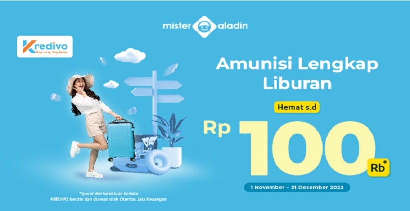 Kejutan Akhir Tahun, Liburan Paket Lengkap Diskon s.d Rp100.000! Begini Caranya