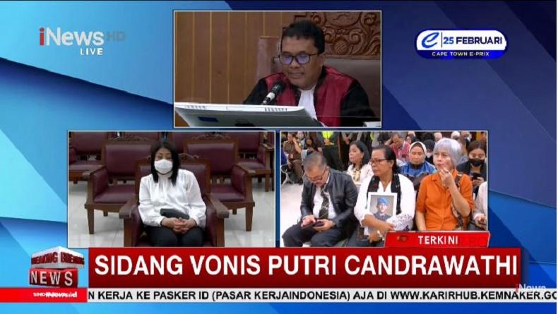 Putri Candrawathi Divonis 20 Tahun Penjara, Pengunjung Sidang PN Jaksel Riuh