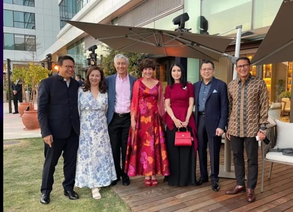 Hary Tanoesoedibjo dan Liliana Hadiri Pernikahan di Hong Kong