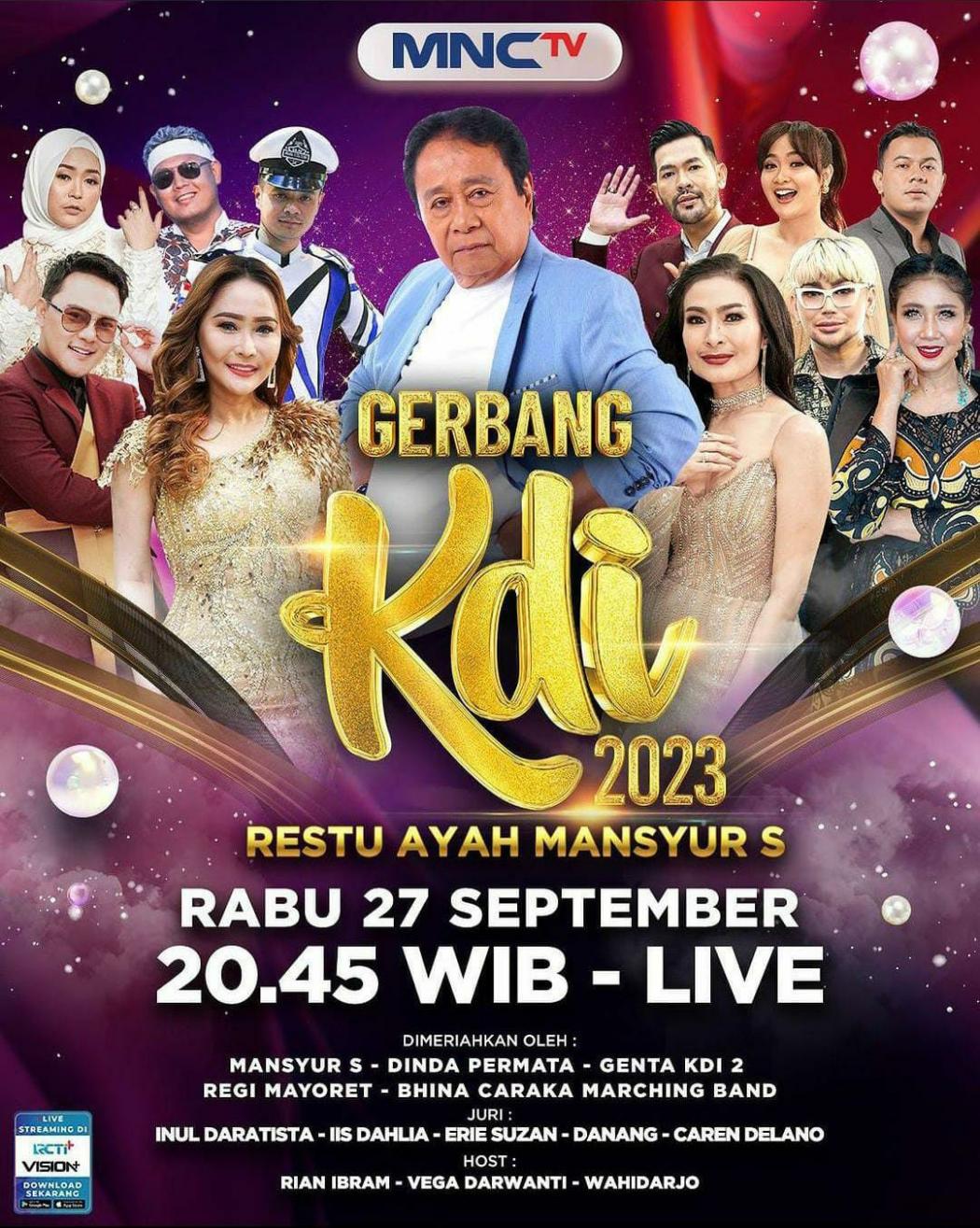 6 Calon Bintang Ditantang Bawakan Lagu Mansyur S di Gerbang KDI 2023, Siapa Jagoan Anda?