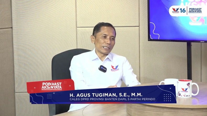 Caleg Partai Perindo Agus Tugiman Soroti Pendidikan hingga Infrastruktur di Banten Tak Merata