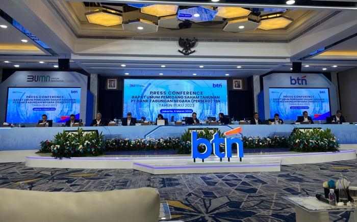 BTN Bagikan Dividen Rp700 Miliar, 20 Persen dari Laba Bersih 2023 BTN Bagikan Dividen Rp700 Miliar, 20 Persen dari Laba Bersih 2023