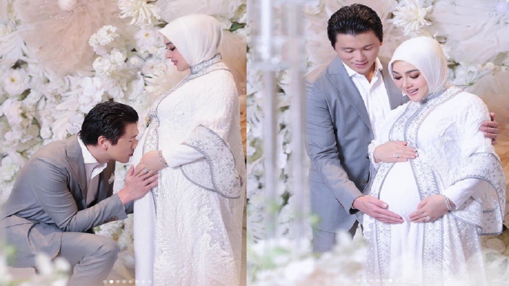 Akhirnya! Syahrini Pamer Foto Hamil 7 Bulan