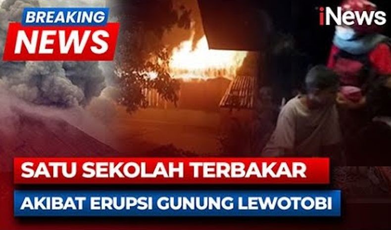 Gunung Lewotobi Laki-Laki di Flores Timur Meletus, 10 Orang Tewas Puluhan Luka