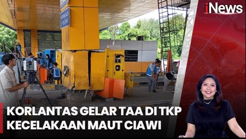 Polisi Gelar Olah TKP Kecelakaan Maut Gerbang Tol Ciawi Polisi Gelar Olah TKP Kecelakaan Maut Gerbang Tol Ciawi