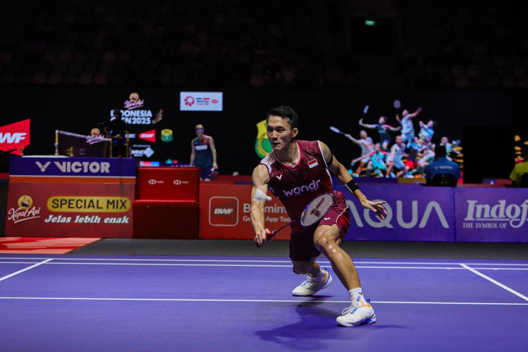 Langkah Jonatan Christie Terhenti di 16 Besar Indonesia Open 2025