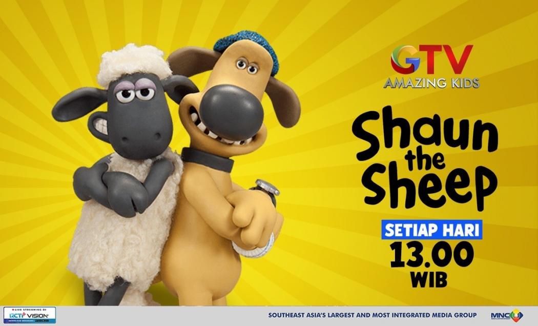 Ada Aja Tingkahnya, Shaun The Sheep di GTV Emang Jadi Teman Makan Siang Tak Boleh Kamu Skip!