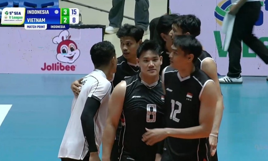 Hasil SEA V League 2025: Sengit! Timnas Voli Indonesia Gilas Vietnam