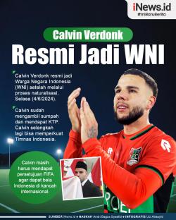 Infografis Calvin Verdonk Resmi Jadi WNI