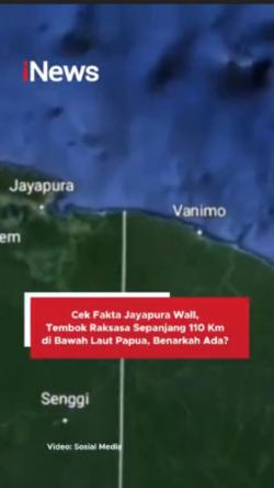 Cek Fakta Jayapura Wall Tembok Raksasa Sepanjang 110 Km di Bawah Laut ...