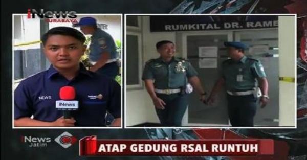 Pomal Selidiki Kasus Rubuhnya Atap Bangunan RSAL Dr Ramelan