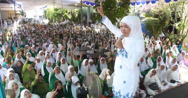 Muslimat NU Sidoarjo Istikamah di Barisan Khofifah-Emil