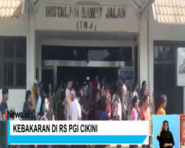 Rumah Sakit PGI Cikini Terbakar, Petugas Evakuasi Pasien