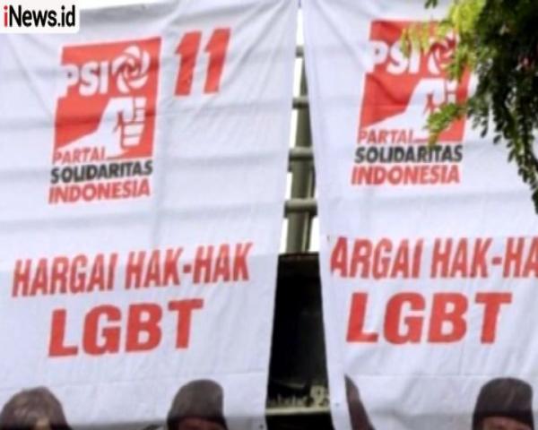 Heboh Spanduk LGBT, PSI Sebut Ada yang Sengaja Menyerang Heboh Spanduk LGBT, PSI Sebut Ada yang Sengaja Menyerang