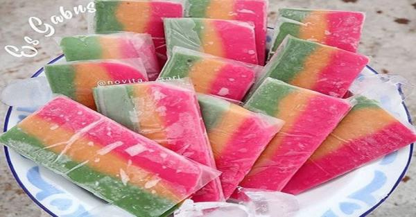 Rahasia Membuat Jajanan Jadul Es Gabus Tiga Rasa