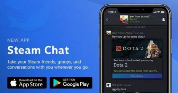 Valve Boyong Aplikasi Steam Chat ke Perangkat Mobile