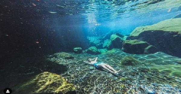 Terpikat Keindahan Telaga Sunyi Purwokerto, Airnya Warna Biru Tosca