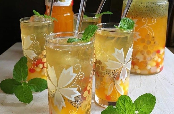 Iced Green Tea Markisa, Minuman Segar Bisa Hilangkan Aroma Daging Kurban