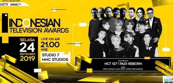 Indonesian Television Awards 2019 Live di RCTI Pukul 21.00, Cek Deretan Nominasinya