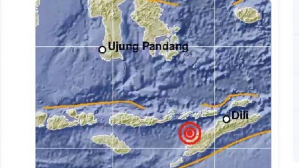 Gempa dengan Magnitudo 5,0 Guncang Kupang Rabu Malam, Tak Berpotensi Tsunami