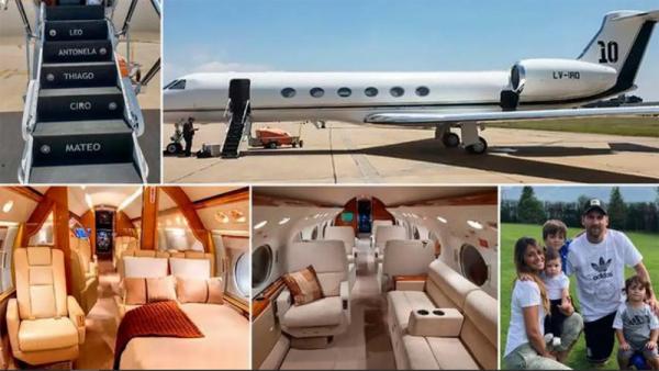 Intip Fasilitas Jet Pribadi Lionel Messi Seharga Rp243 Miliar