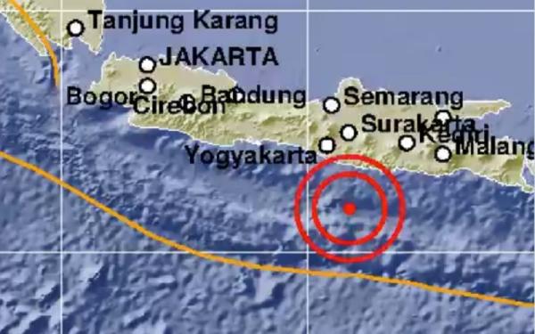 Gempa Bumi Magnitudo 5.0 Guncang Pacitan, Getaran Terasa hingga Yogyakarta
