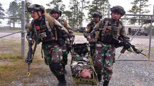 Pasukan Raider Kostrad Serang Pangkalan Militer AS di Louisiana