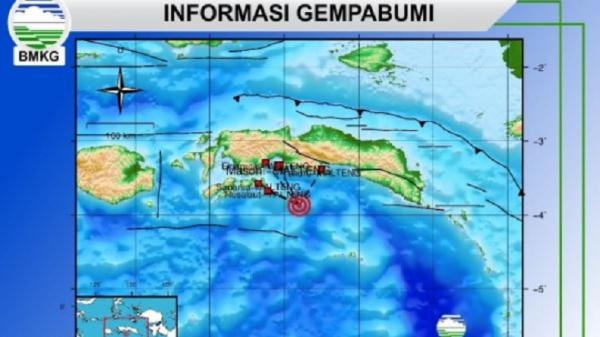 Gempa M3,5 Guncang Maluku Tengah, Tidak Berpotensi Tsunami