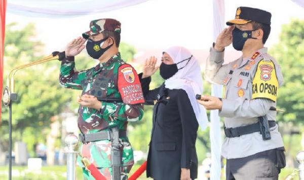 Apel Larangan Mudik, Pangdam V Brawijaya Minta Personel Gabungan Humanis