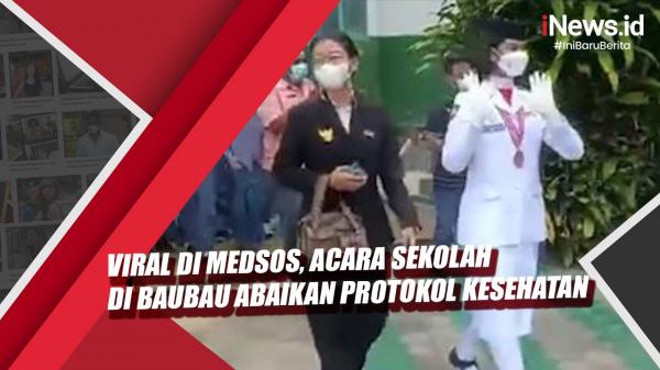 Video Viral di Medsos, Acara Sekolah di Baubau Abaikan Protokol Kesehatan