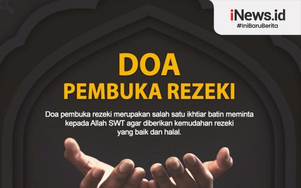 Infografis Doa Pembuka Rezeki