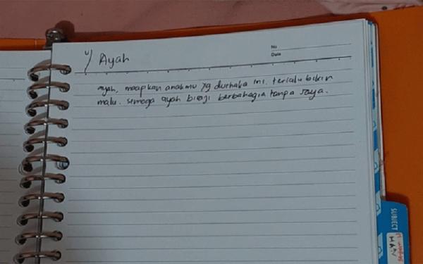 Ditulis Tangan, Ini Surat Wasiat Mahasiswi yang Tewas Gantung Diri di ... Ditulis Tangan, Ini Surat Wasiat Mahasiswi yang Tewas Gantung Diri di ...