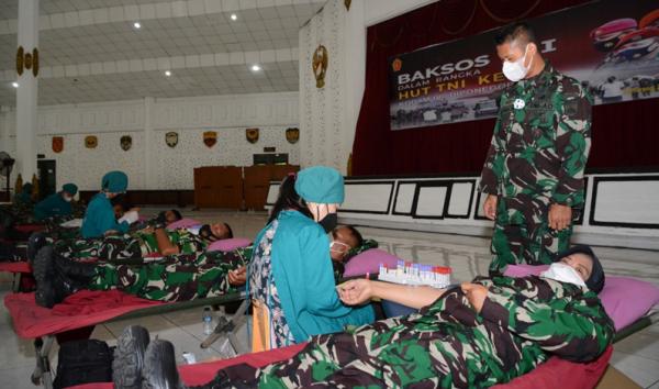 Sambut HUT ke-76 TNI, Kodam IV/Diponegoro Gelar Donor Darah