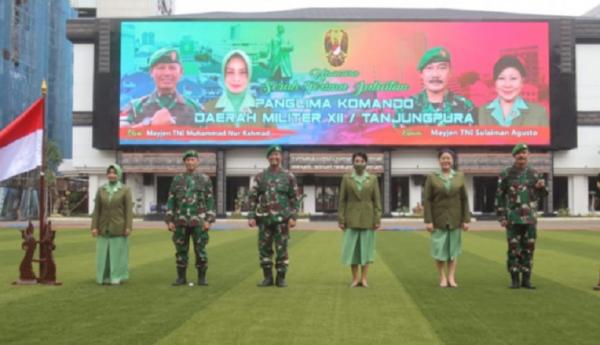 Sertijab TNI AD, Mayjen Sulaiman Agusto Resmi Jabat Pangdam XII Tanjungpura