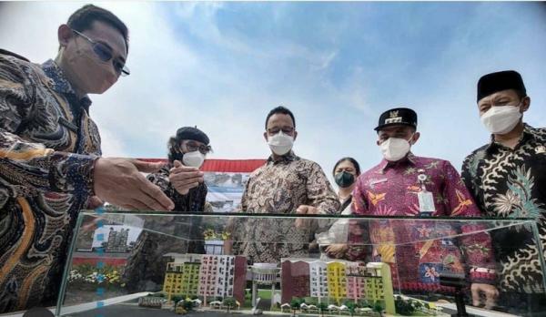 Kampung Susun Produktif Tumbung Cakung Mulai Dibangun, Anies : Siapapun ...