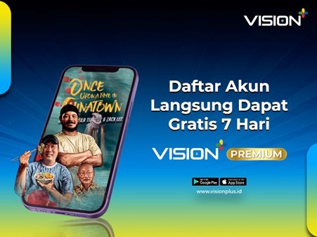 Free Trial! 7 Hari Gratis Vision+ Premium, Segera Daftar dan Nikmati ...