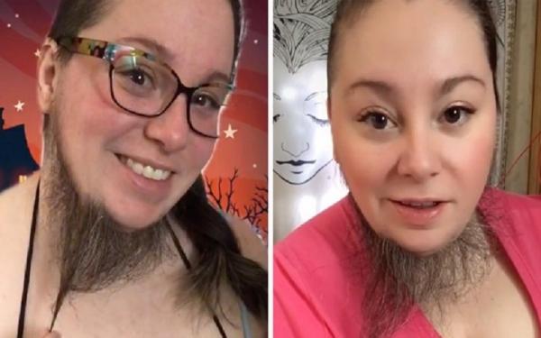 Tampil dengan Jenggot Panjang, Perempuan Ini Banjir Tawaran Kencan