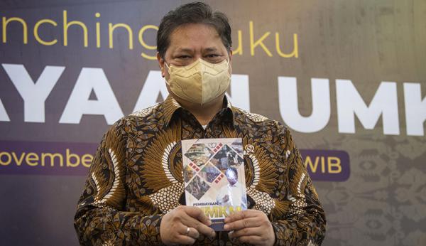 Airlangga Hartarto Luncurkan Buku Pembiayaan UMKM
