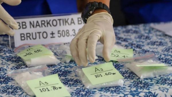 BNN Sita 218,46 Kg Sabu dan 16.586 Butir Ekstasi dari 3 Provinsi