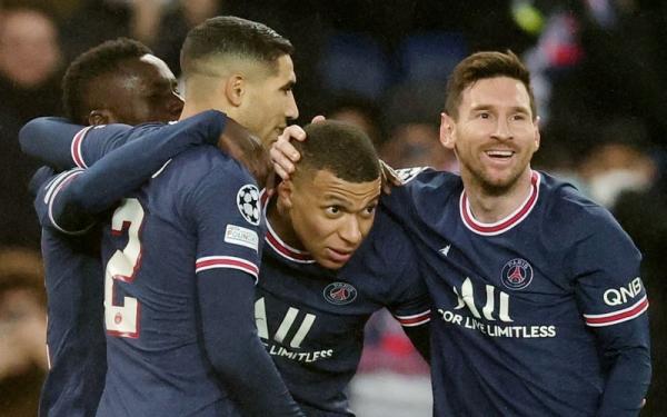 PSG Hajar Club Brugge, Kylian Mbappe dan Lionel Messi Cetak Brace
